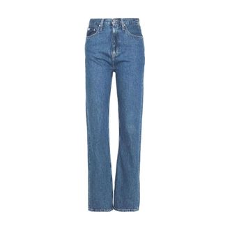 Calvin Klein Jeans Femme, Jeans, Bleu, Taille: W34 L32 Jean Baggy Bleu Clair & Pantalon