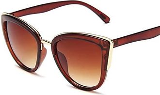 Generic Lunettes de soleil tendance oeil de chat 2025 pour femmes, lunettes de soleil dextérieur, plage (couleur : C, taille : moyenne)