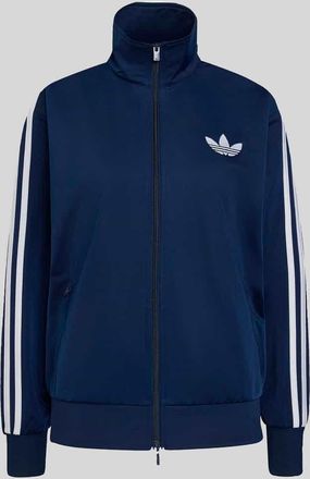 adidas Originals Relaxed Fit Sweatjacke mit Logo-Stitching
