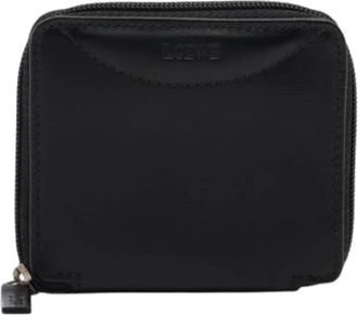 Loewe unisex, Pre-owned, Noir, Taille: ONE Size Portefeuille en cuir Pre-owned