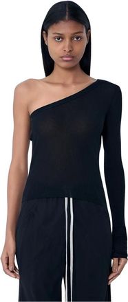 Rick Owens Femme, Tops, Noir, Taille: 36 FR Ziggy T-Shirt