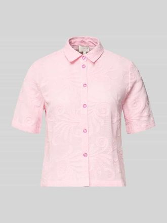 Milano Regular Fit Bluse mit Stitchings