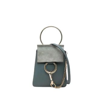 Chlo&eacute; Pre-owned Faye Bracelet Bag - Femme - Pre-owned - Bleu - Taille: ONE Size