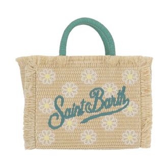 MC2 Saint Barth Femme, Sacs, Beige, Taille: ONE Size Mini Sac Vanity &agrave; Motifs