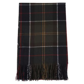 Barbour Stanway Tartan Scarf - Femme - Accessoires - Vert - Taille: ONE Size