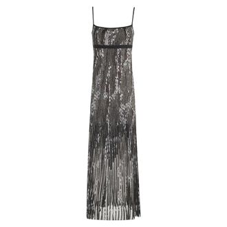 Missoni Femme, Robes, Noir, Taille: 38 FR Sleeveless Long Dress