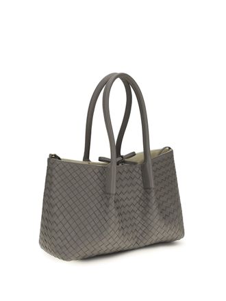 Bottega Veneta Womens Tote Bag Pinacoteca Basalt Calfskin Basalt-Sour-M Brass Calf Leather Shoulder Basalt/sour-m