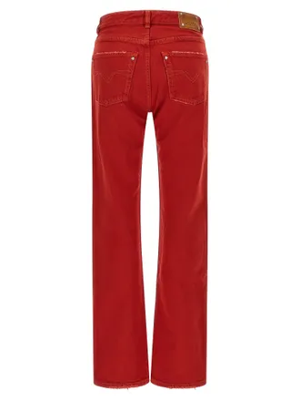 Isabel Marant Daya Jeans - Red