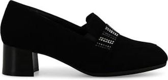 Melluso Mocassin en Daim Noir pour Femme x5320z 40