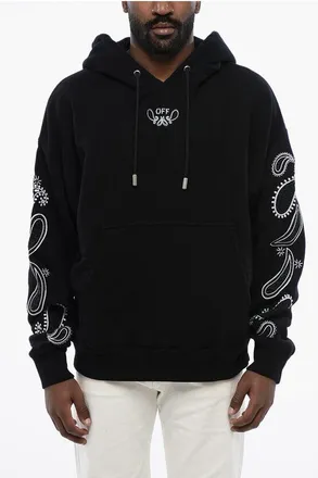 Off-white Hoddie BANDANA ARR SKATE With Contrast Embroidery size Xs