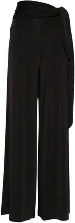 Marella Femme, Pantalons, Noir, Taille: 42 FR Abete008 Wide Pantalons