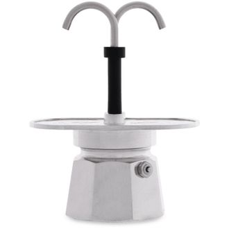 Bialetti Mini Express Cafeti&egrave;re 2 Tasses Aluminium 0007302