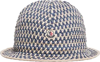 Moncler Moncler Bob En Coton M&eacute;lang&eacute; Crochet&eacute;, Homme, Multicolore, Taille: Xl