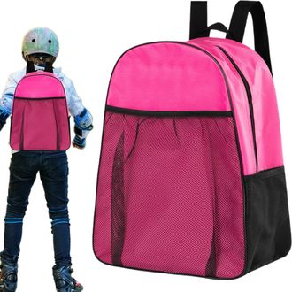 Generic Kinder Sport Skate Bag - Wasserdichter Skating-Rucksack, Aufbewahrungstasche mehrere Abschnitte, langlebiges leichtes Material Bequeme Gurte, sch&uuml;tzen
