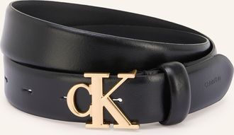 Calvin Klein Ledergürtel schwarz