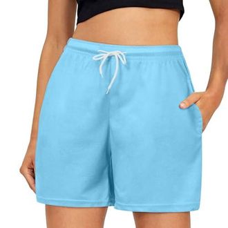 Generic Short en Jeans Blanc Femme Bermudas Chic Jupe Rembourr&eacute; Violet Peau Paillettes Souple Ensemble Bretelle Ceinture Terracotta Football Nid Pomme Multico