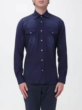 Sartorio Napoli Chemise Homme couleur Indigo