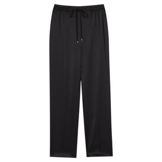 Ted Baker Natori Satin Slim Taper Jogginghose, Schwarz