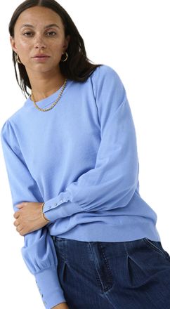 Kaffe Strickpullover KAlizza Damen Strickpullover Langarm Rundhals Mode Pulli XXL, Ebb and Flow XXL