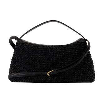 Toteme T-Lock Top Handle Bag - Black