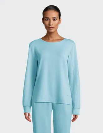 Joy Sweatshirt SWEATSHIRT ANNINA klassische Sweatshirt-Form, aus Polyester, Modal und Elasthan