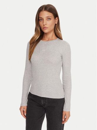 Guess Bluse W5BP01 KA0H1 Grau Slim Fit