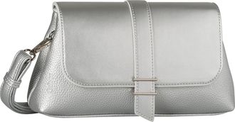 Gabor bags Sahar Damen Überschlagtasche Umhängetasche Mittelgroß Silber
