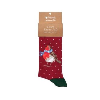 Wrendale Designs Chaussettes Robin Seasons Tweetings pour homme, multicolore, 7-11
