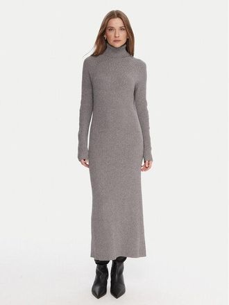 Kontatto Strickkleid 3M0853C Grau Regular Fit