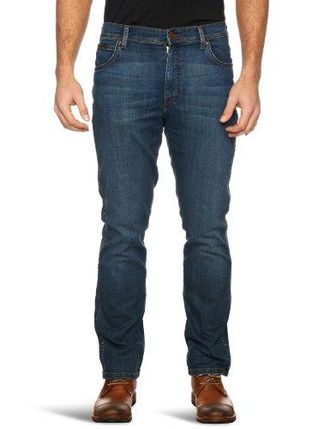 Wrangler Texas - Jeans - Droit - Homme - Bleu-TR-A12-1-127, W42/L34