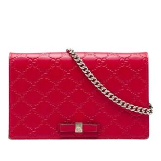 Gucci Pre-owned Wallet on Chain - - Pre-owned - Damen - Rot - ONE SIZE