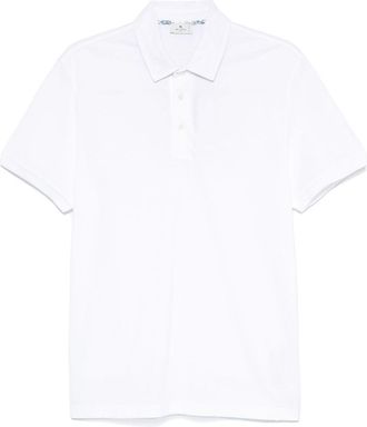 Etro Poloshirt mit Pegaso-Stickerei - Wei&szlig;