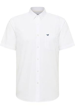 Mustang Jeans Style Gilroy Chemise, General White 2045, M Hommes