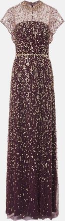 Jenny Packham Robe mit Pailletten