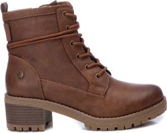 Refresh Freizeitstiefeletten Damen Kamel - Bequeme und vielseitige Schuhe - Casual Mode - Modell 17014502 (Größe 39)