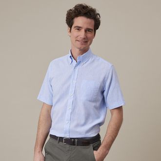 Bexley Colten MC - Chemise homme chambray bleu