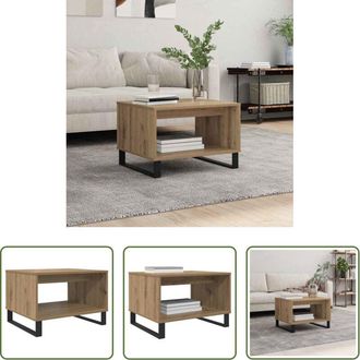 vidaXL Wohnzimmer - Couchtisch Artisan-Eiche 60 x 50 x 40 cm Holzwerkstoff