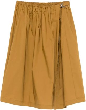 Pinko Pinko, Femme, Jupes, Brun, Taille: 42 FR Falda Calimera