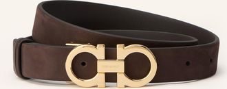 Ferragamo Ferragamo Lederg&uuml;rtel Zum Wenden braun