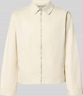 Review Regular Fit Jacke aus Baumwoll-Mix