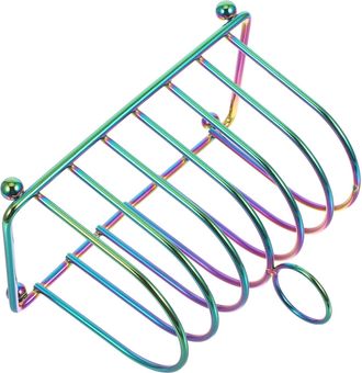 Cabilock Multifunktionaler Edelstahl Toastständer und Brotregal für Arbeitsplatte Kompakter Platzsparender Aufbewahrungsständer als Buch Toasthalter Küche