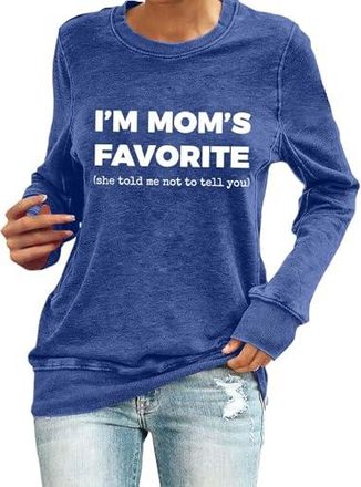 Generic Chandails en molleton pour femme - Imprim&eacute; graphique britannique - Haut surdimensionn&eacute; - Col rond - Manches longues - Automne - Hiver - D&eacute;contract&eacute; - 