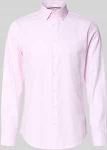 Jake*s Slim Fit Business-Hemd mit Kentkragen