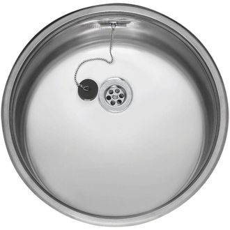 Reginox Reginox Einbausp&uuml;le R18 390 OSK Edelstahl - rundes Einzelbecken