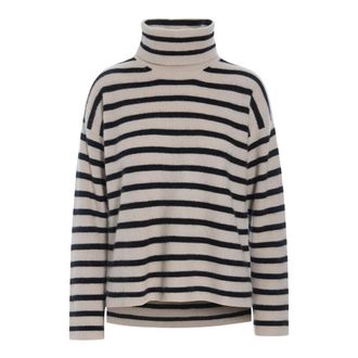 Bitte Kai Rand Pull &agrave; col roul&eacute; en maille patent - Femme - Pulls - Beige - Taille: 44 FR