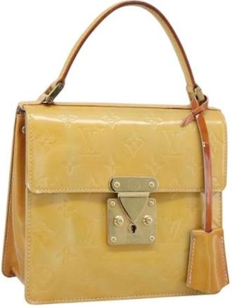 Louis Vuitton Pre-owned Toile sacs-louis-vuitton - Femme - Pre-owned - Jaune - Taille: ONE Size