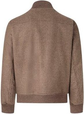 Fa&ccedil;onnable Blouson en laine m&eacute;lang&eacute;e Prince de Galles
