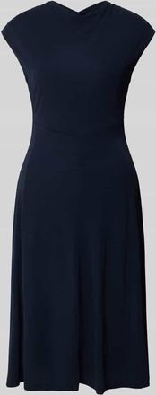 HUGO BOSS Slim Fit Midikleid aus Viskose-Jersey Modell ELAMI