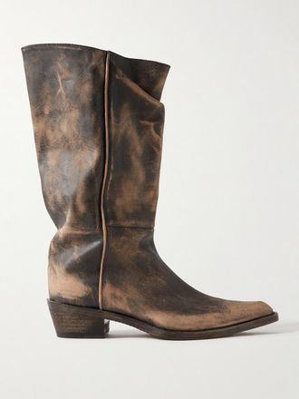 Khaite Bottes En Cuir Clive - Neutres
