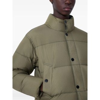 Stone Island Recycled Nylon Garment-Dyed Down Jacket - Green